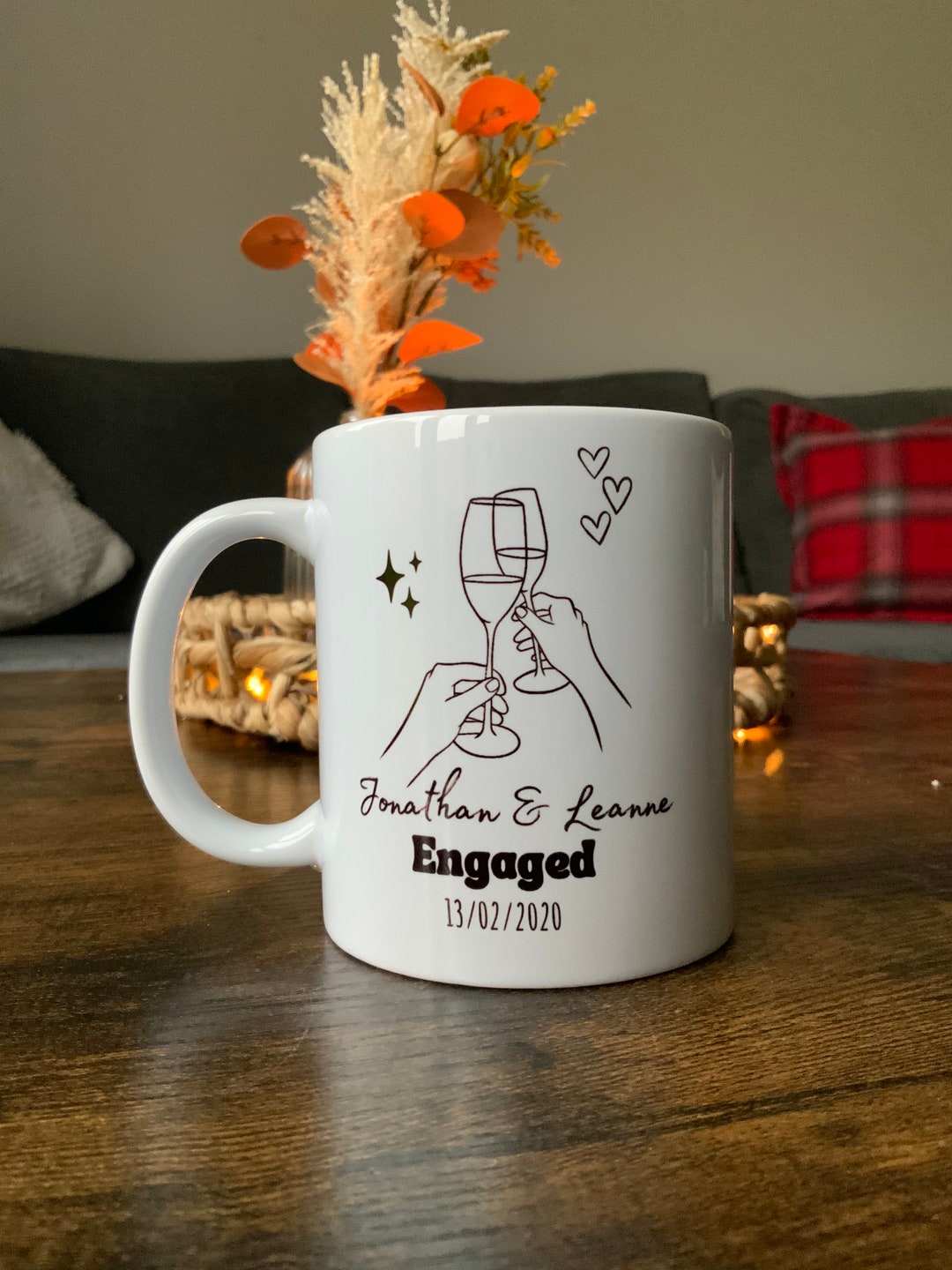 Engagement Mugs-wedding Mugs-engagement Gifts - Etsy