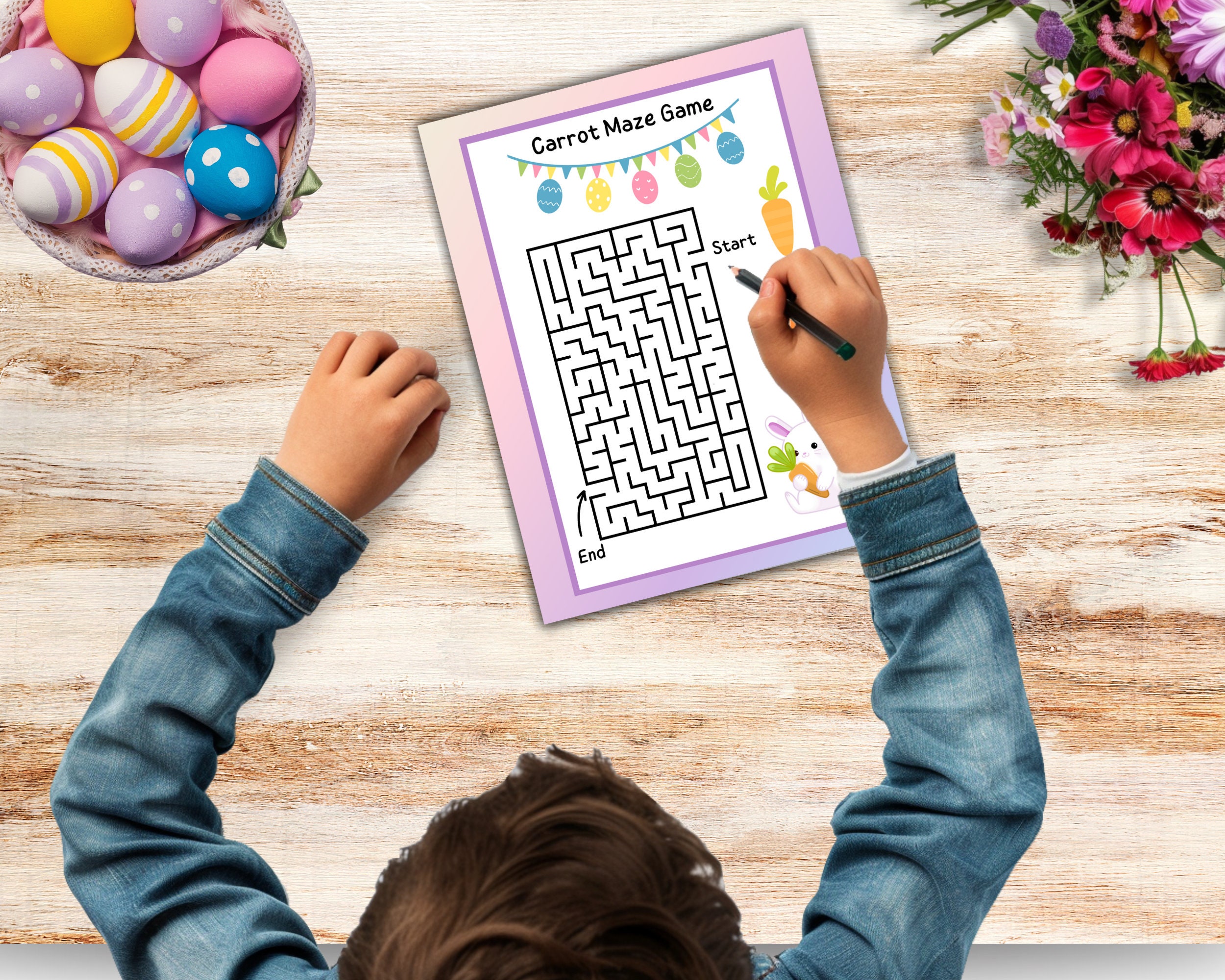 Printable Easter Activity Bundle, 18 Easter Kids Activities, Mazes, I ...