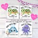 Ocean Theme Kids Valentine Cards, Printable Classroom Valentines ...