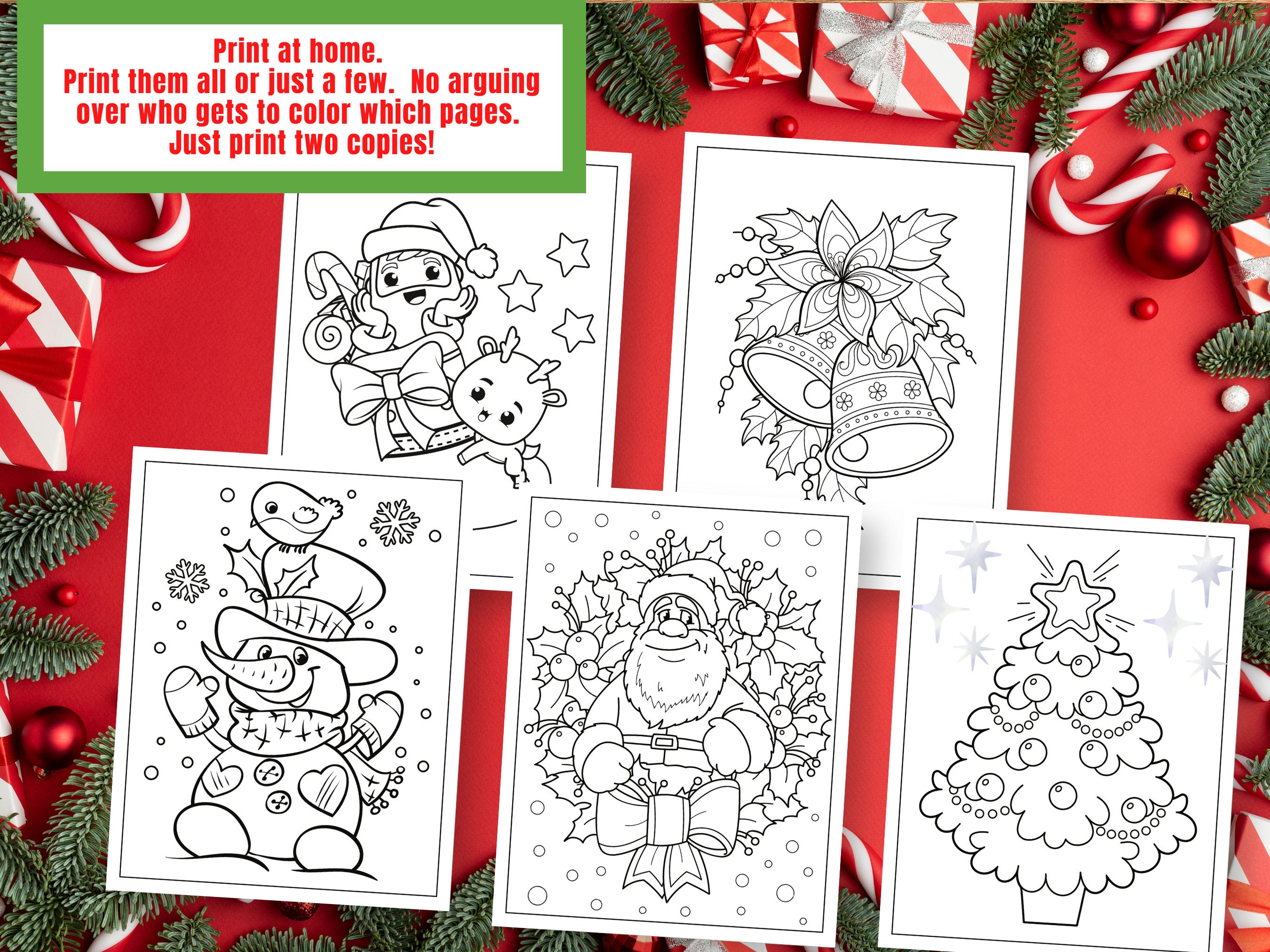 Christmas Coloring Pages, Christmas Activities, Christmas Coloring for ...