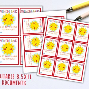 Welcome Back to School Gift From Teacher, Welcome to My Class, Meet the ...