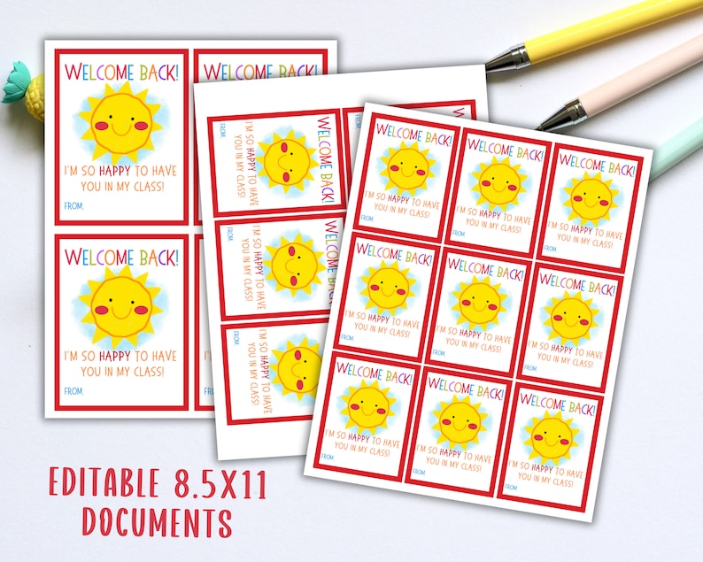 Welcome Back to School Gift From Teacher, Welcome to My Class, Meet the ...