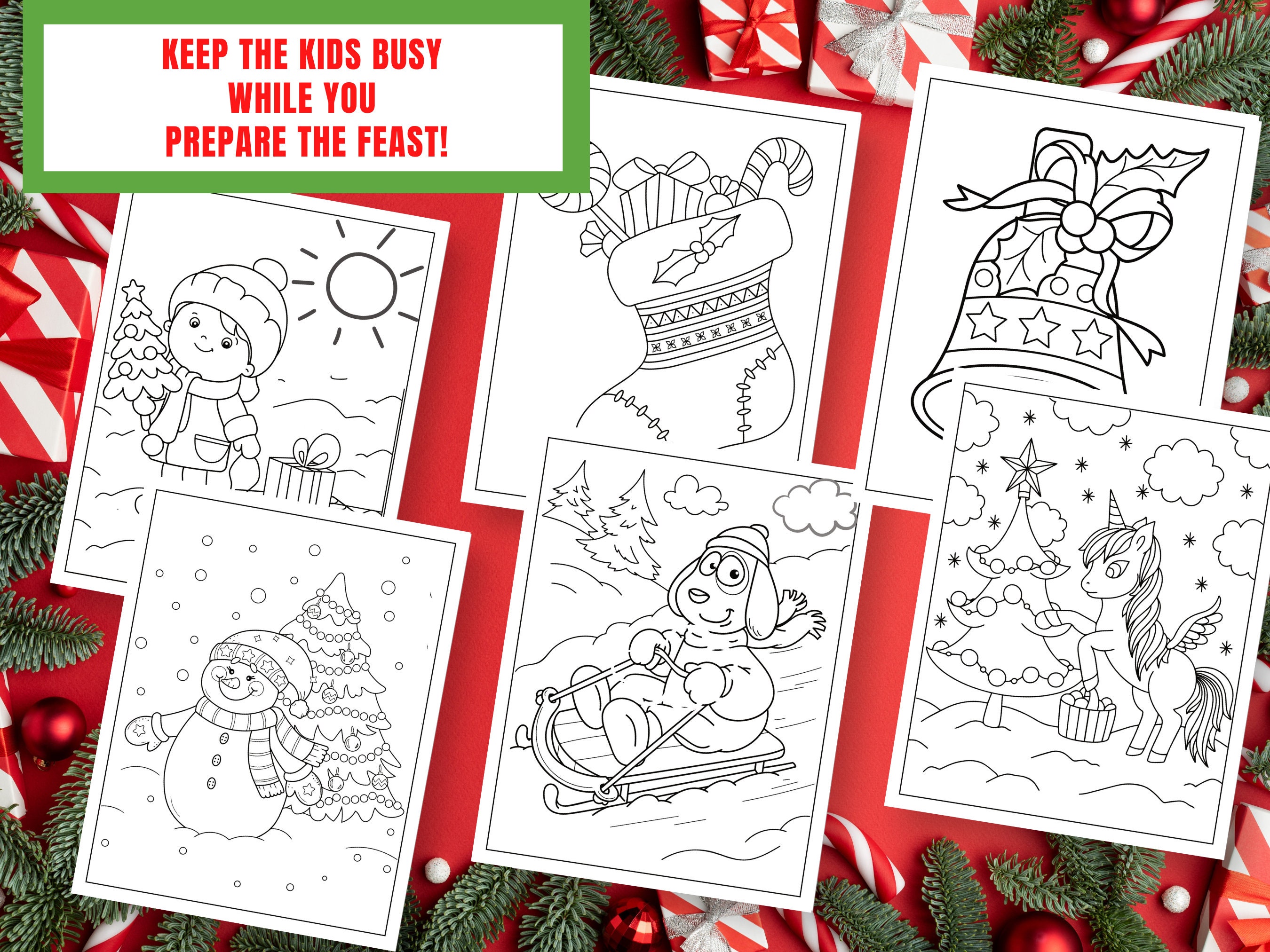 Christmas Coloring Pages, Christmas Activities, Christmas Coloring for ...