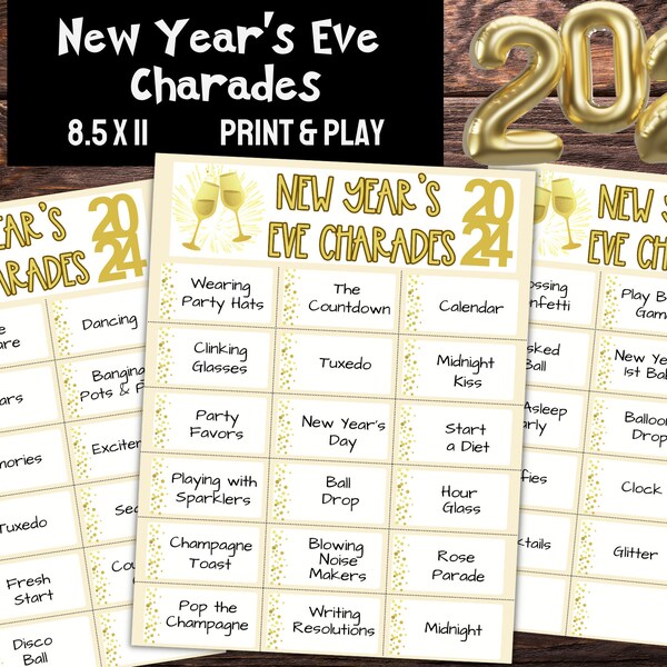 New Years Eve - Etsy