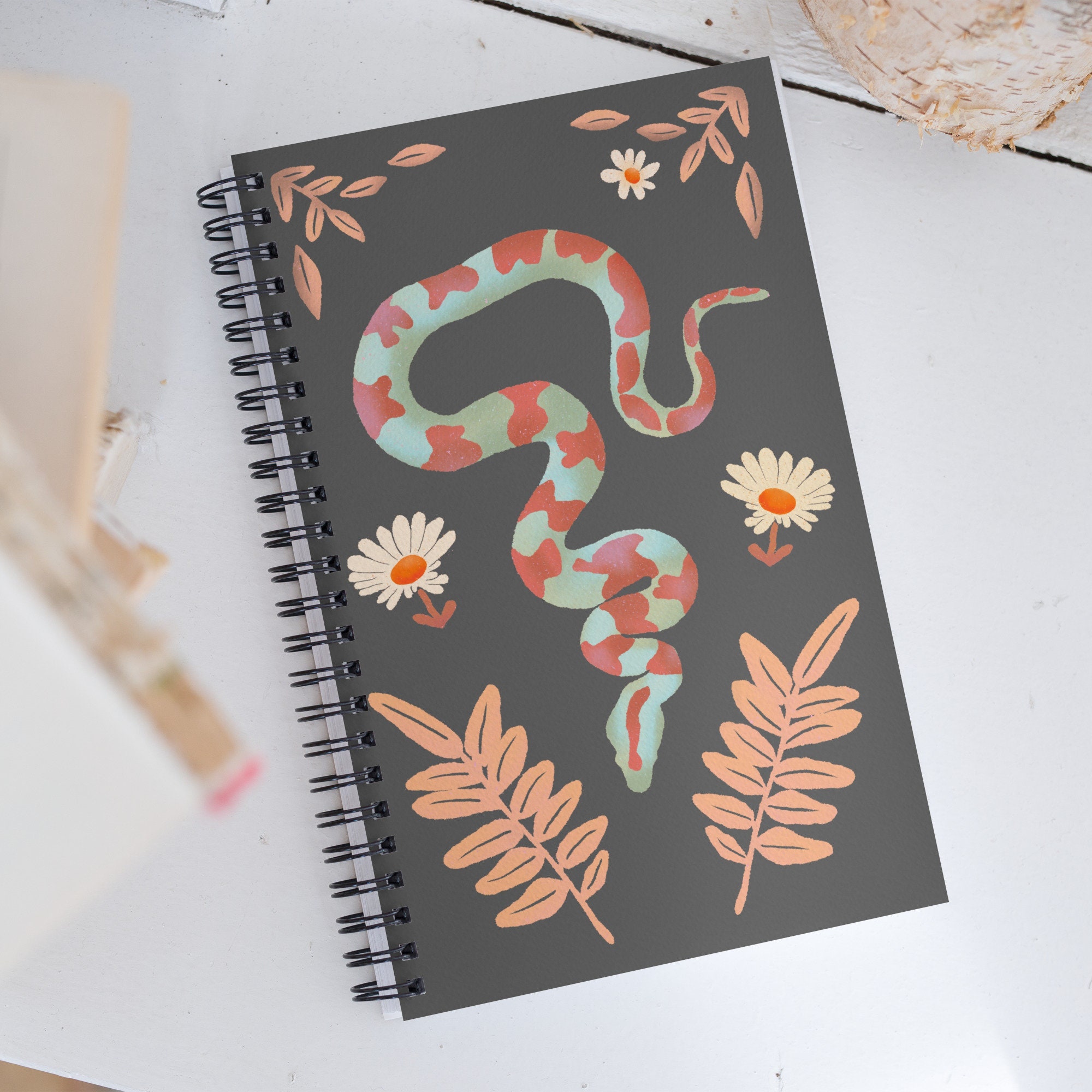 Bullet journal spiral store