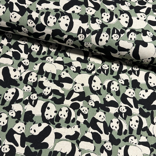 Panda Fabric - Etsy UK
