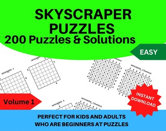 Skyscraper Puzzle - Etsy