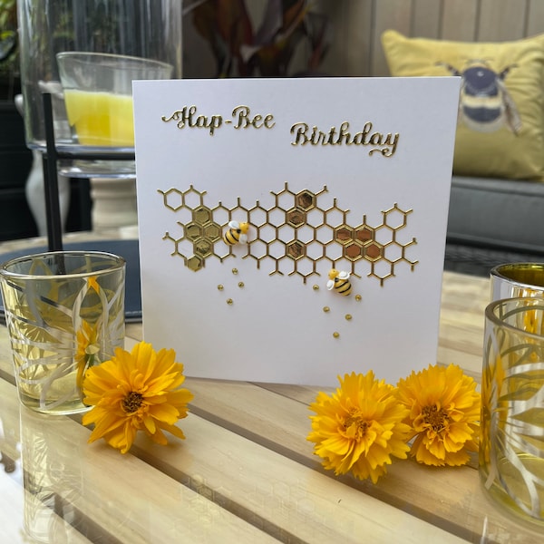 Printable Honey Happy Birthday Card - Etsy