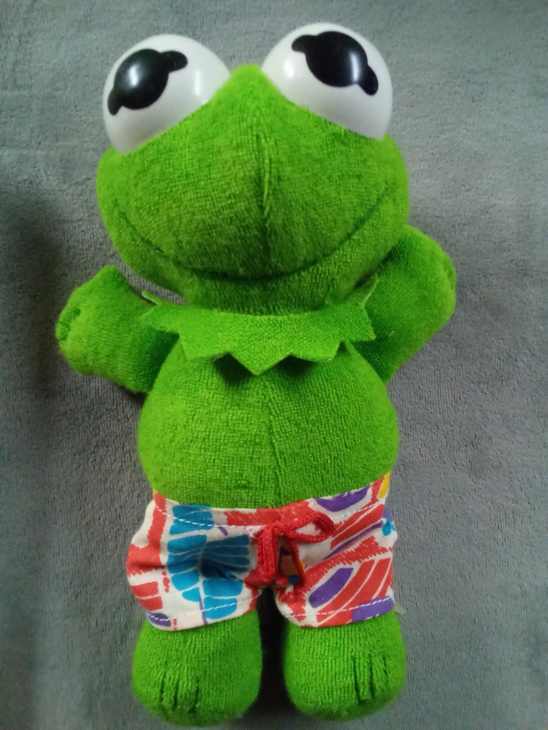 Vintage 1988 Kermit the Frog Baby Kermit Plush Bath Toy. Cute. 9 - Etsy