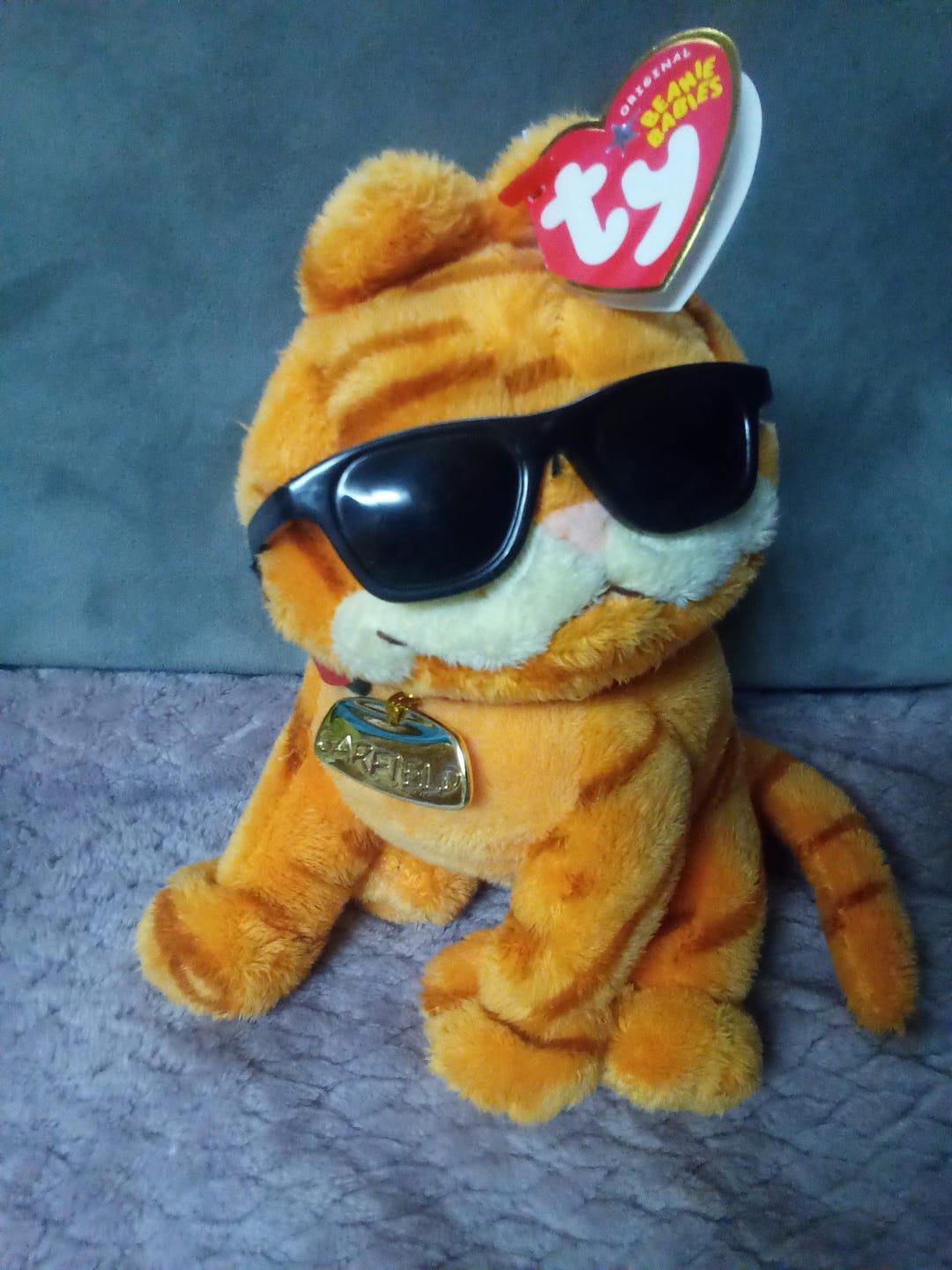 Garfield Ty Cool Cat 2004 Plush NWT. - Etsy