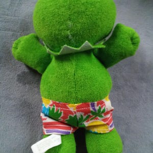 Vintage 1988 Kermit the Frog Baby Kermit Plush Bath Toy. Cute. 9 - Etsy