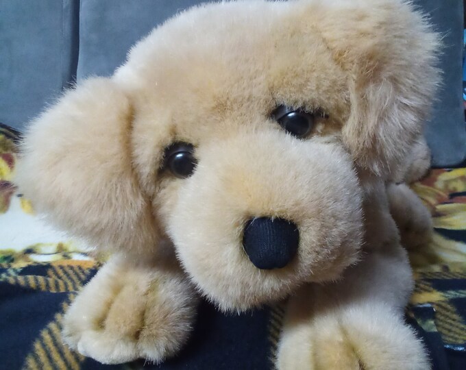 Vintage 1995 Anna Club Plush Life Like Golden Retriever Puppy 19 Great ...