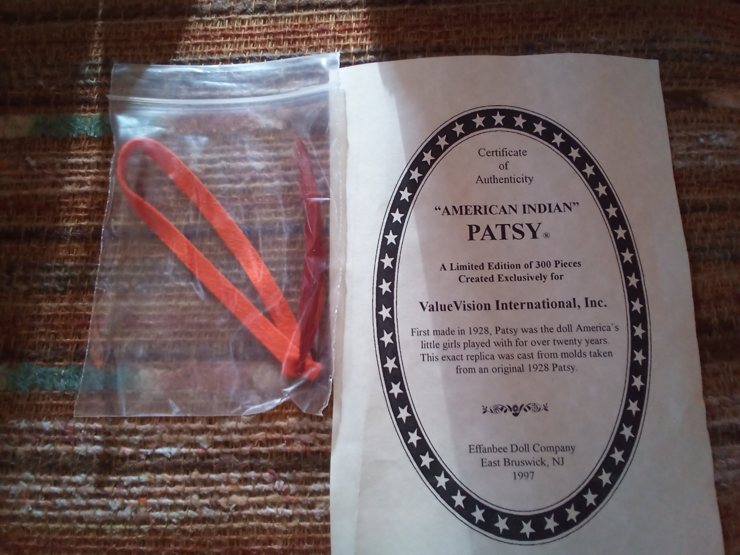 Vintage Effanbee Rare 1997 Native American Indian Patsy Boy - Etsy