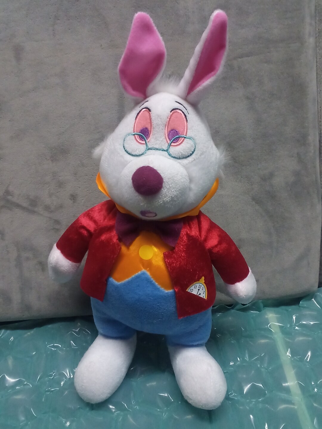 Disney Alice in Wonderland White Rabbit 12 No Tags. - Etsy