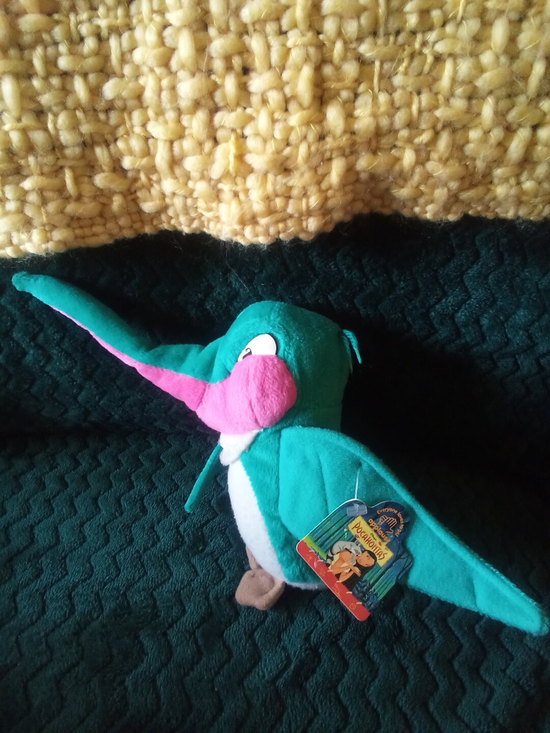 Vintage Disney 7 1995 Applause Plush Hummingbird Flint - Etsy