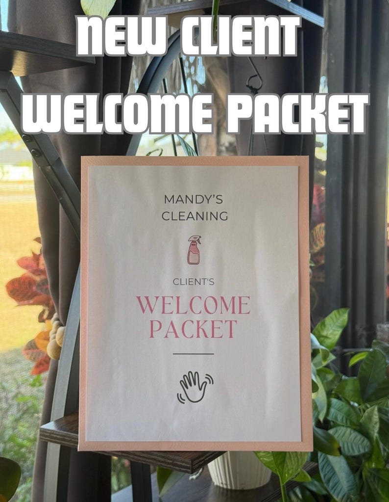 New Client Packet - Etsy