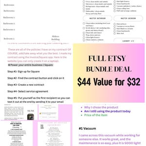 Digital Template Bundle: All-in-one Pack - Etsy