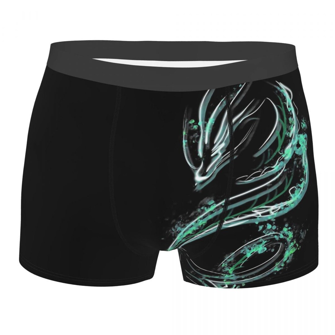 Green Akali Dragon Underwear Sexy Boxer Shorts League of - Etsy