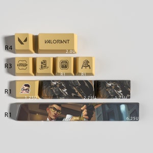 Valorant Gekko Custom Keycaps Best Gift for Valorant Player Gamer ...