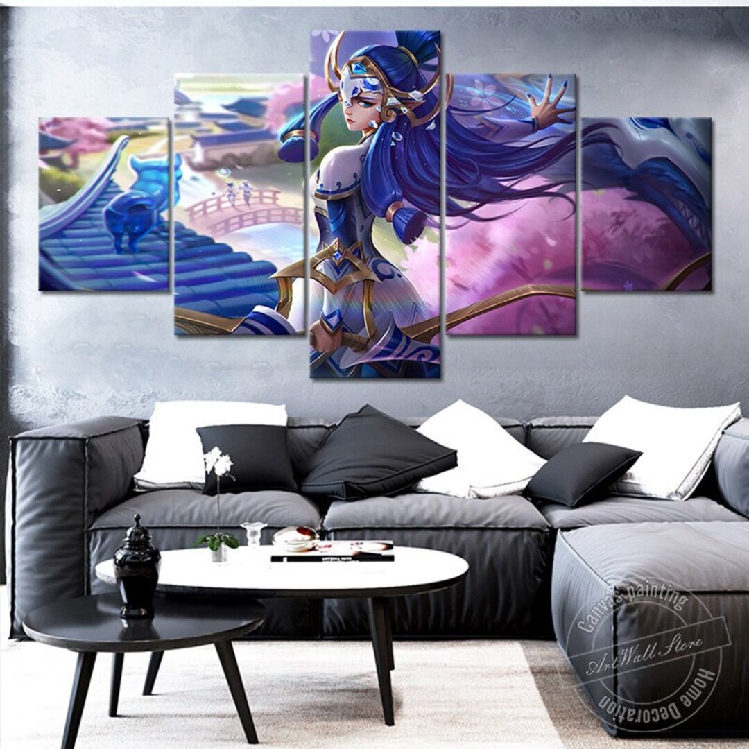 Kindred Ezreal Lux Poster Digital Canvas Printing League - Etsy