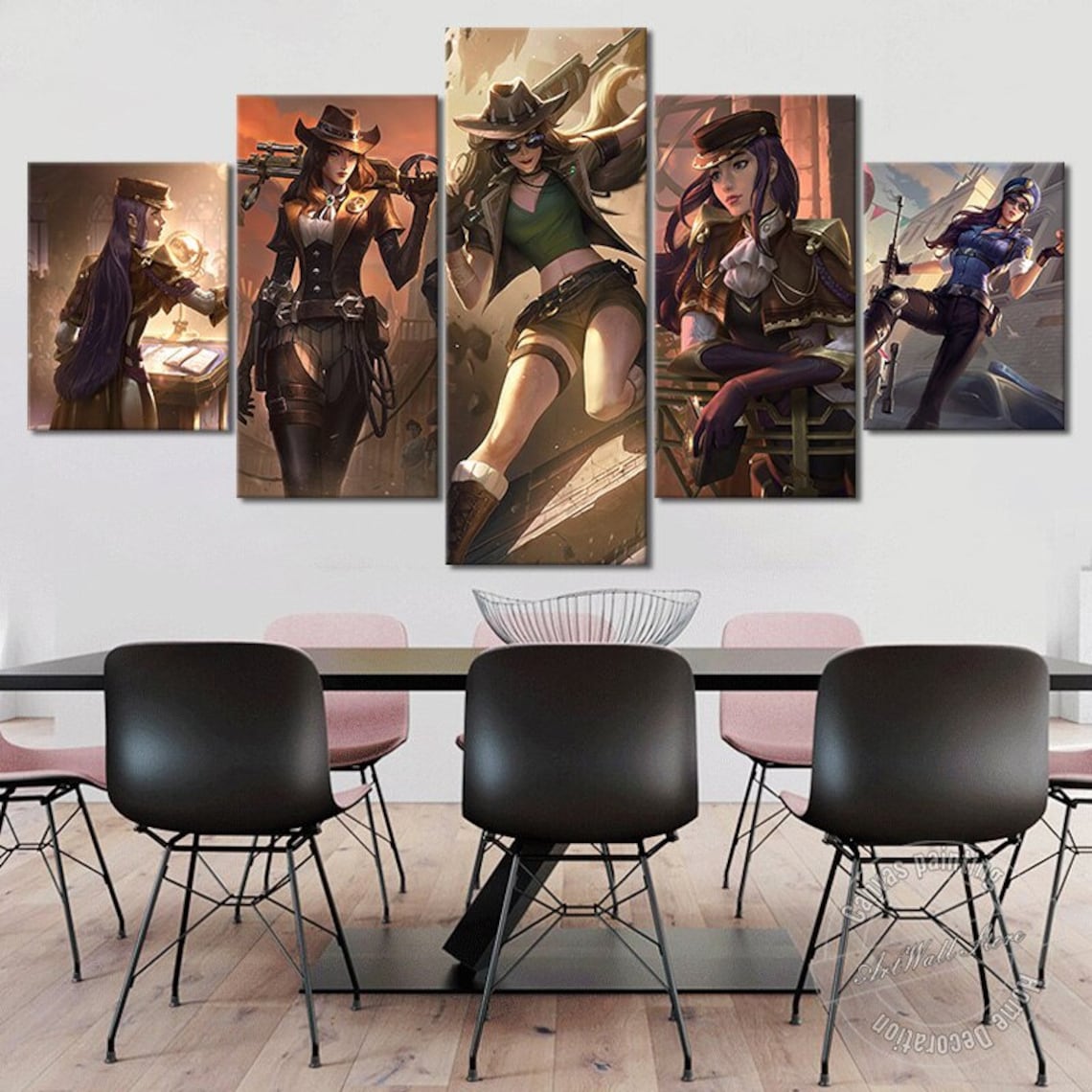 Caitlyn Poster League of Legends Wall Arts - Etsy