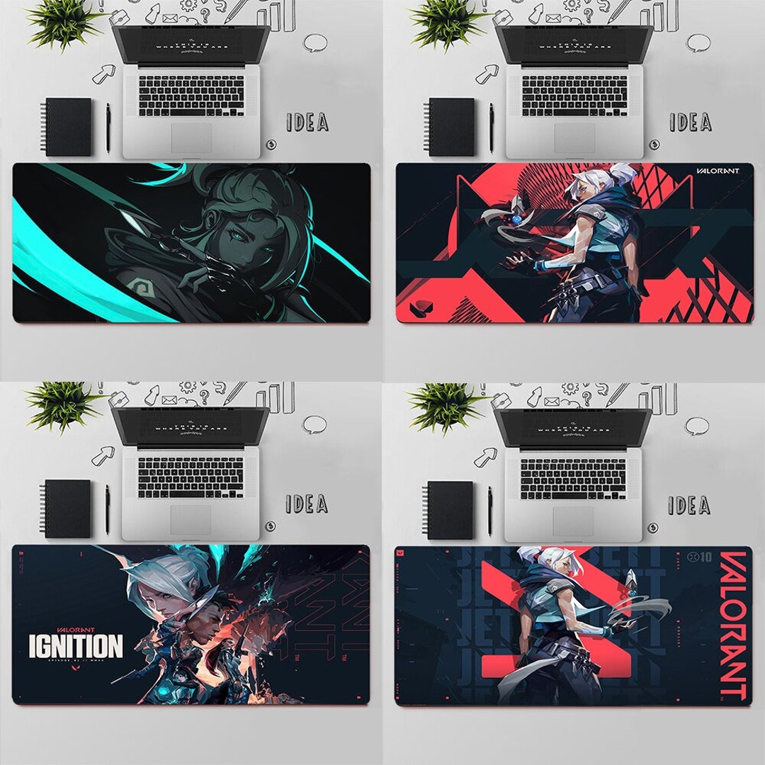 Valorant Jett Desk Mats Valorant Gaming Mousepads Gift for Agent Jett ...