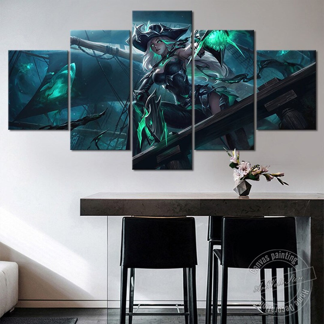 Ruined Miss Fortune Poster Digital Canvas Printing League - Etsy