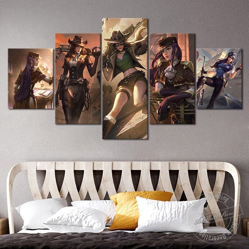 Caitlyn Poster League of Legends Wall Arts - Etsy