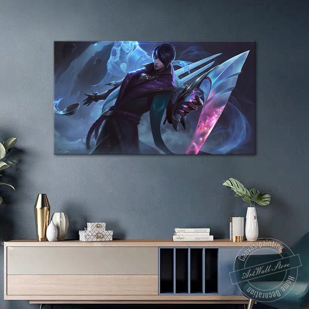 Aphelios Poster Print Digital Canvas Printing League of Legends Wall ...