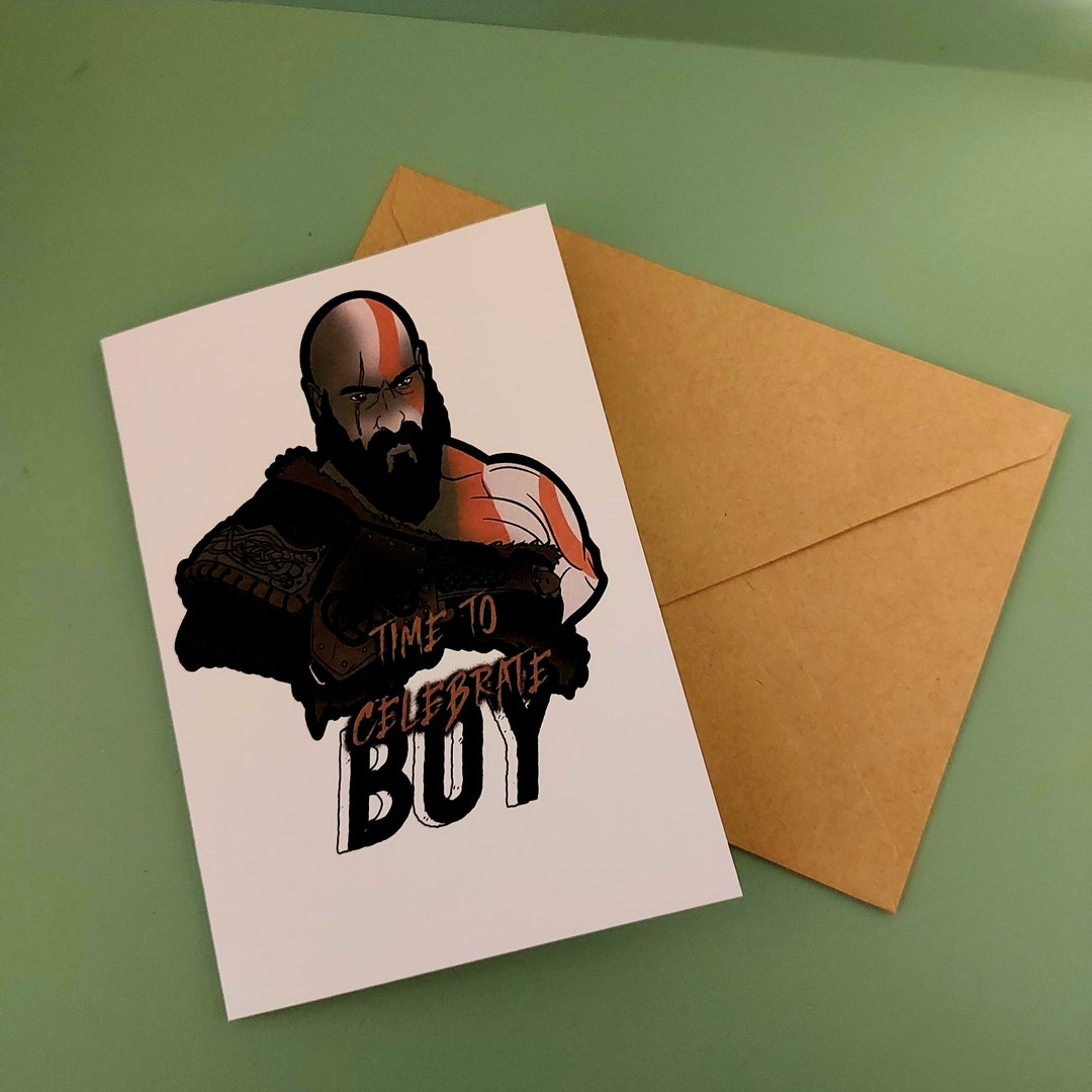 God of War Thor Thinking of You Card | Occasion Greeting | Anniversary ...