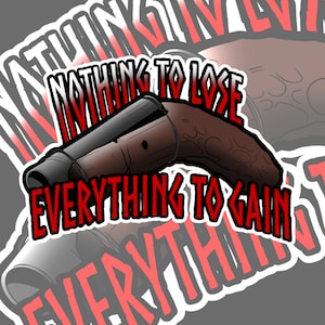 Rust Survival Game Stickers | White Gloss Sticker | Holographic Sticker ...