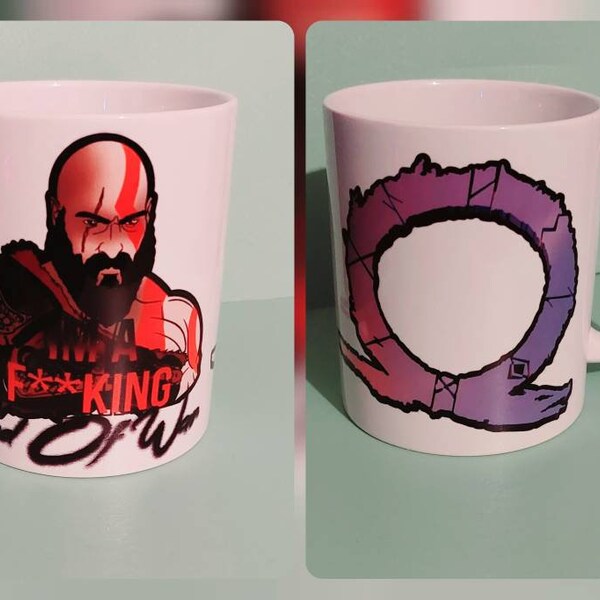 God of War Coffee Cup - Etsy
