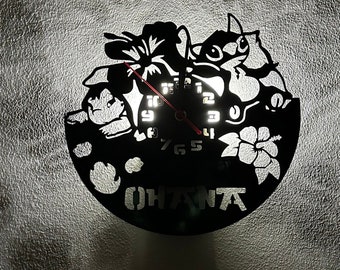 Lilo and Stitch Wall Clock - Etsy