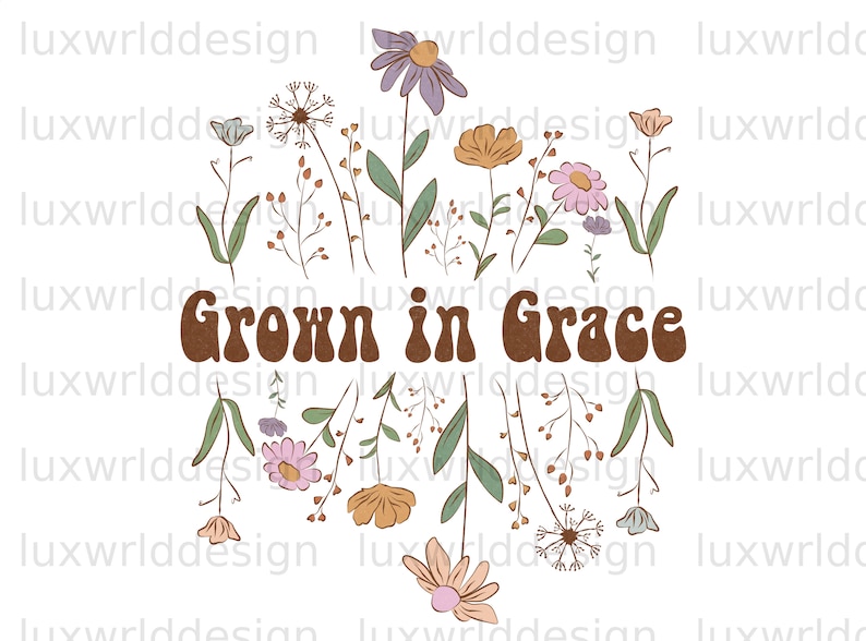 Grown in Grace PNG Faith Clipart Faith Png Jesus Png - Etsy