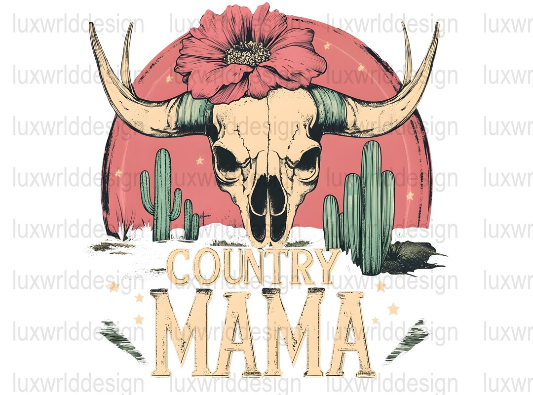 Western Country Mama PNG | Western Png | Mama Png | Mother's Day Png ...