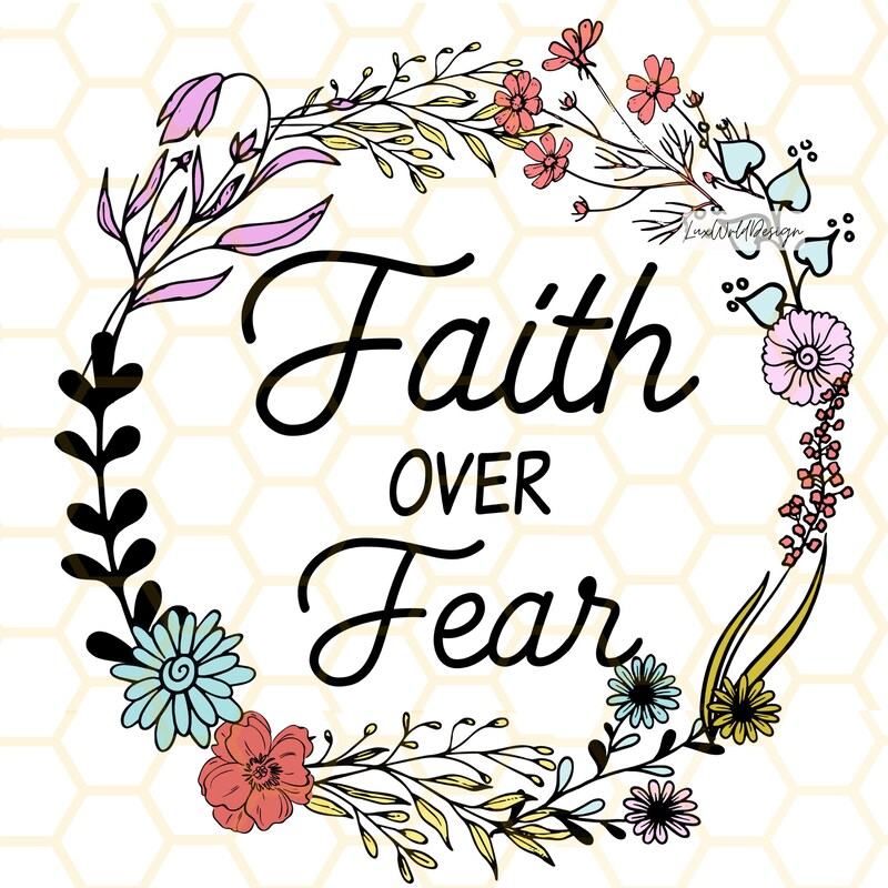 Faith Over Fear Png - Etsy