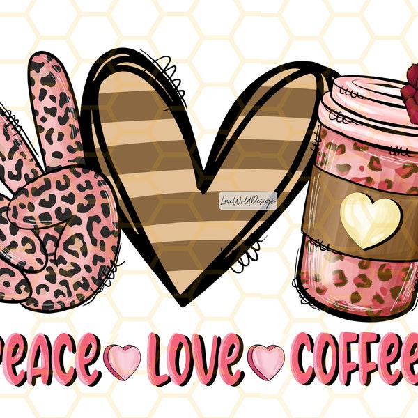 Peace Love Coffee - Etsy