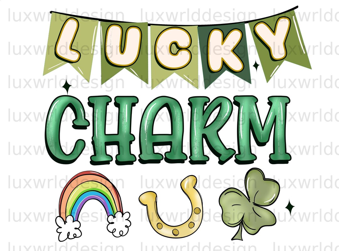 Lucky Charm PNG | St. Patrick's Day Png | St Patricks Png | Sublimation ...