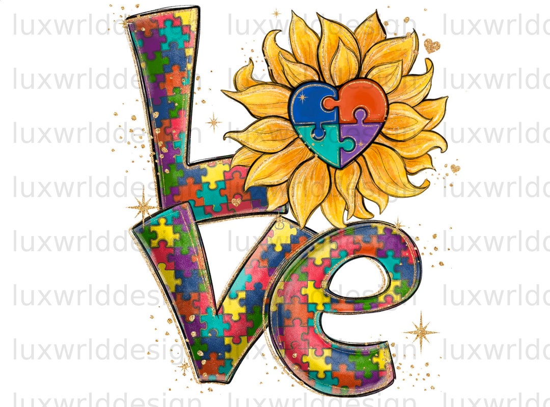 Autism Love PNG | Autism Png | Autism Awareness Png | Autism ...