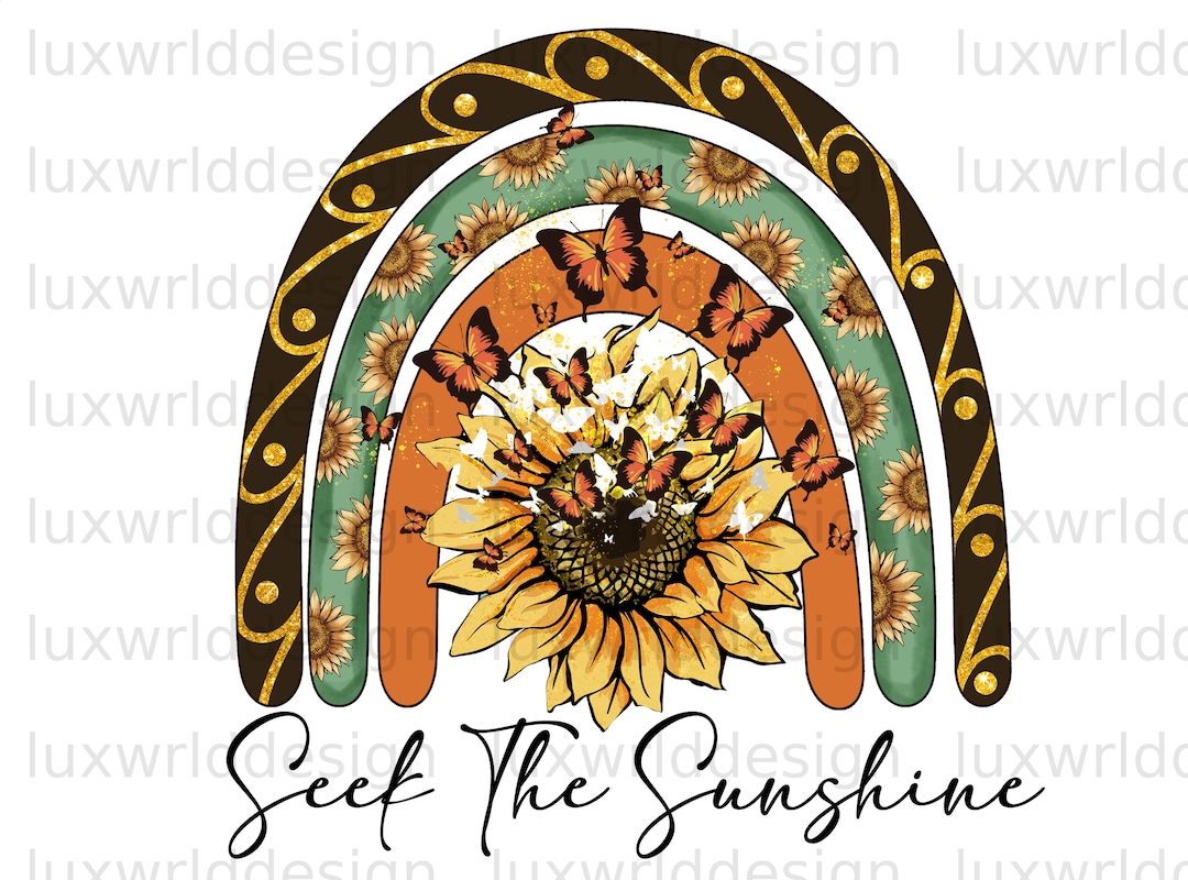 Seek the Sunshine PNG | Sunflower Png | Positive Affirmations ...