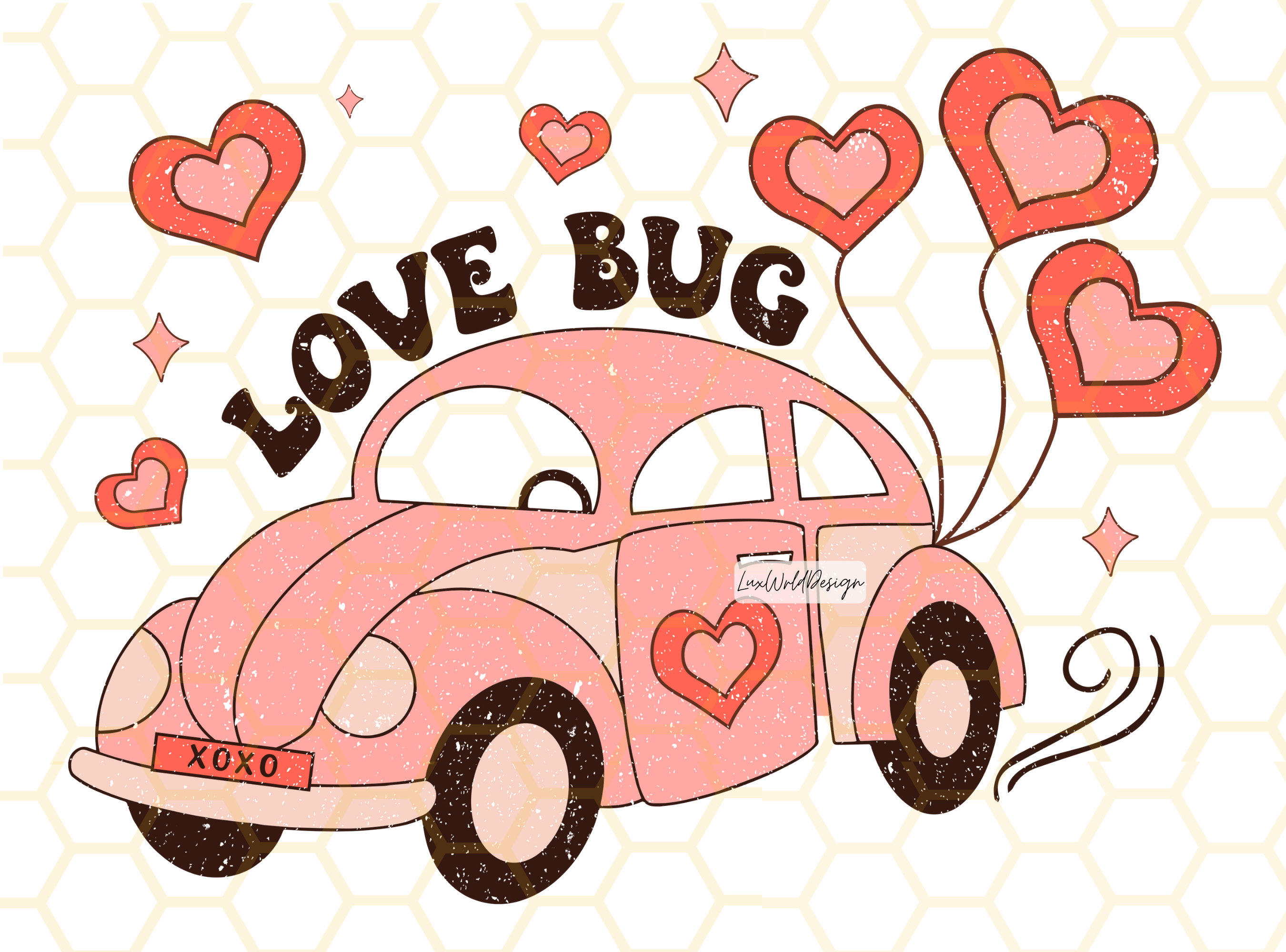 Love Bug PNG Valentines Day Png Sublimation Design - Etsy