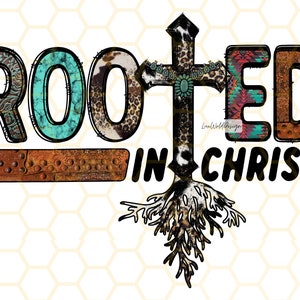 Rooted in Christ PNG Faith Clipart Faith Png Bible Verse - Etsy