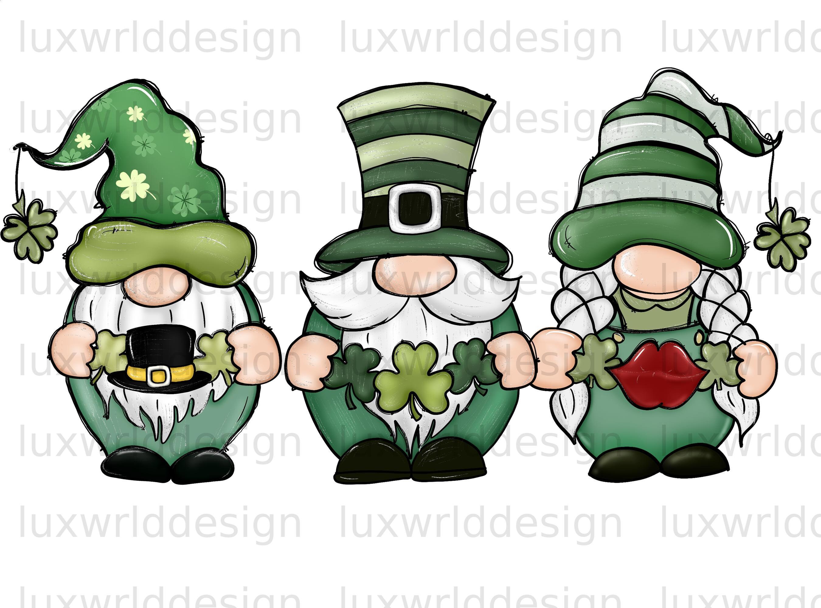 St. Patrick's Gnomes PNG St. Patrick's Day Png St Patricks Png ...