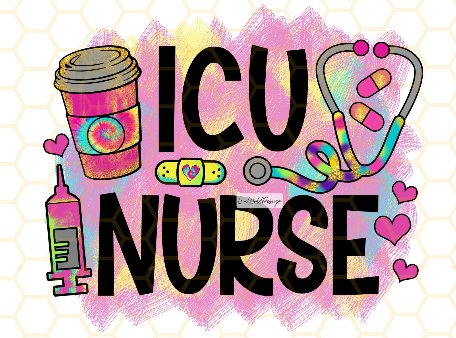 ICU Nurse PNG Nurse Png Nurse Clipart Nurse Sublimation - Etsy