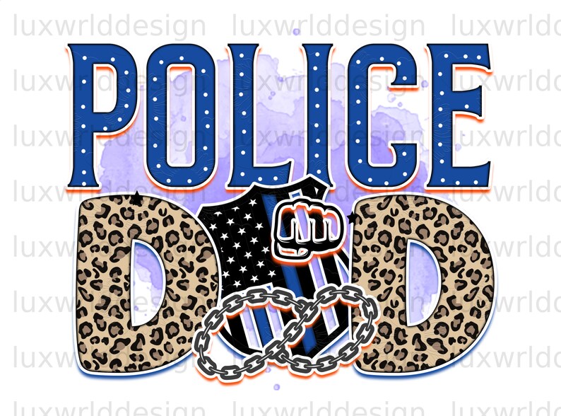 Police Dad PNG Police Design Police Png Sublimation - Etsy