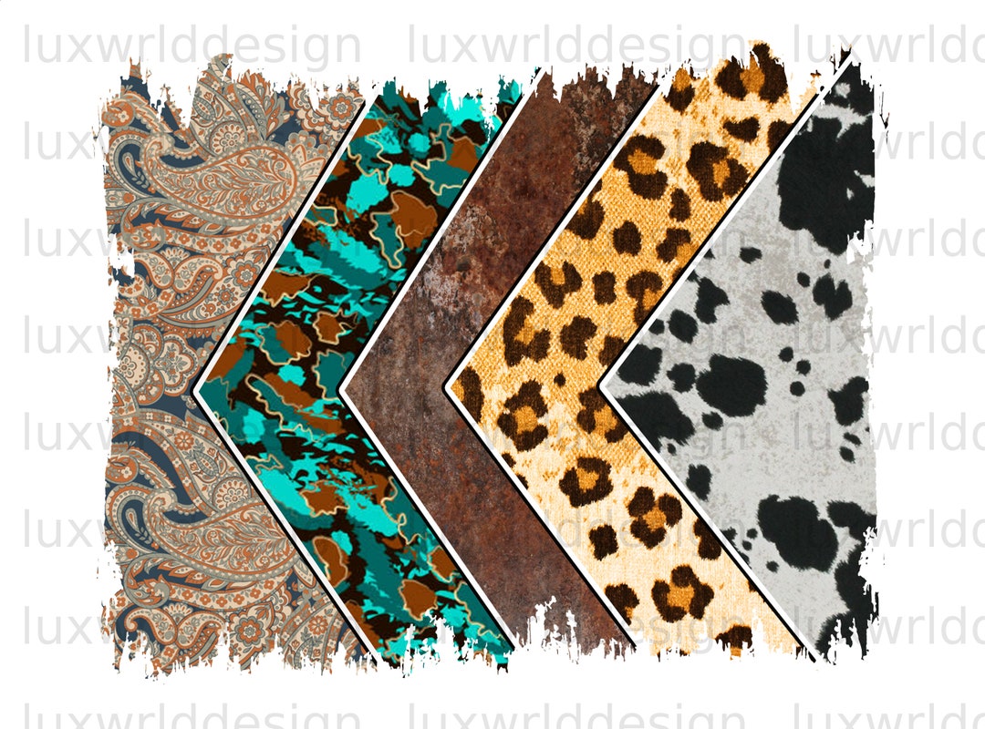 Aztec Turquoise Cowhide Leopard Background PNG | Western Background Png ...