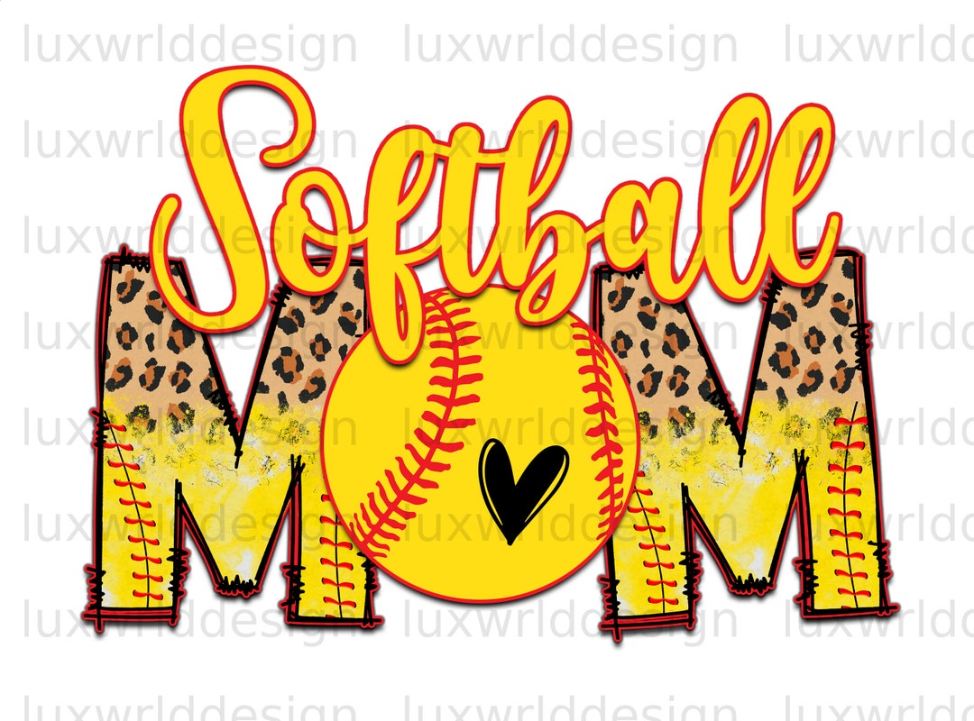 Softball Mom PNG | Softball Clipart | Softball Png | Sublimation Design ...