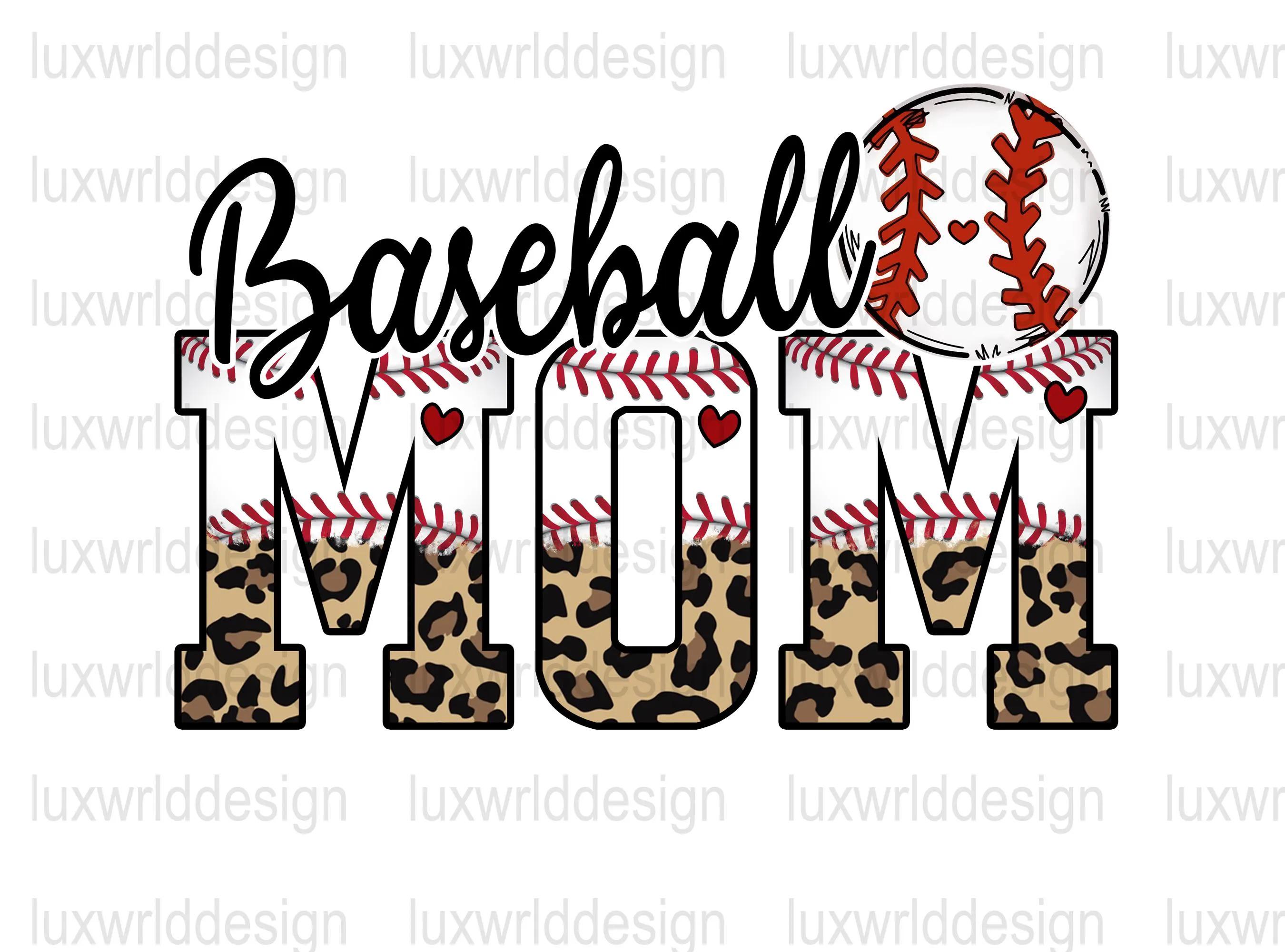Leopard Baseball Mom PNG: Sublimation Design (digital Download) - Etsy