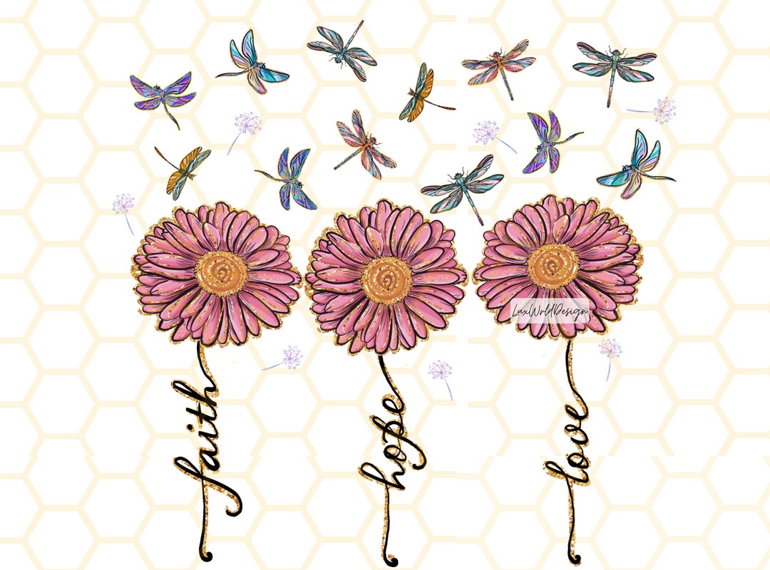 Faith Hope Love Dragonfly PNG | Faith Clipart | Dragonfly Png ...