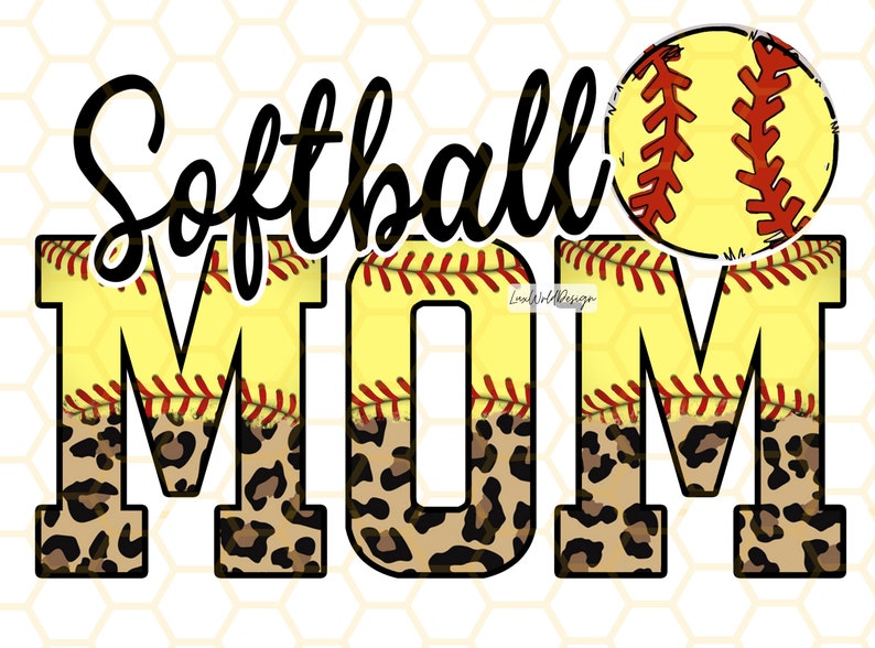 Leopard Softball Mom PNG: Sublimation Design (digital Download) - Etsy